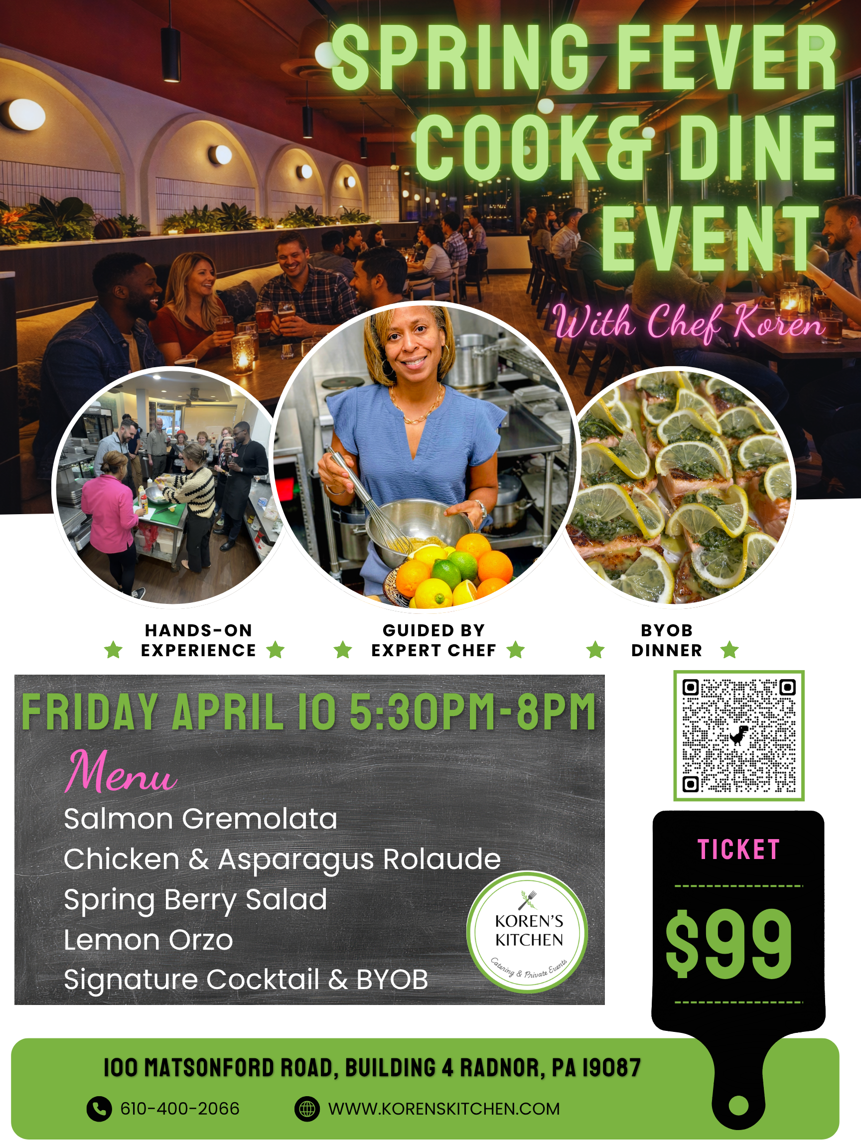 Spring Fever Cook & Dine – Koren's Kitchen